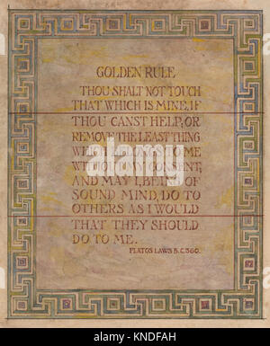 This design illustrates a window intended for a mausoleum, reflecting ...