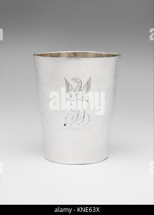 A glass beaker exemplifying functional and decorative ancient glassware ...