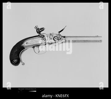 This flintlock repeating pistol with Lorenzoni action and Nelson’s ...