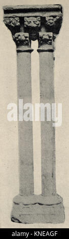 A double-column structure, likely part of a larger architectural design ...