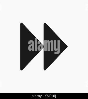 Fast Forward Button Icon Vector Art Illustration Stock Vector Image & Art - Alamy