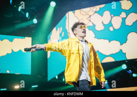 Switzerland, Zürich - November 17, 2017. The Swiss singer and rapper ...