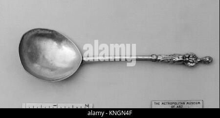 Figure-top spoon, Swiss, Zurich, late 17th century, Swiss, Zurich ...