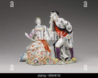 This artwork depicts Columbine and Pantaloon from Commedia dell'arte ...