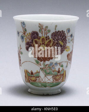 This glass beaker demonstrates fine craftsmanship with clear form and ...