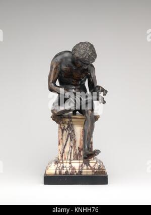 Spinario or Boy with Thorn bronze dating to the first century BCE in ...