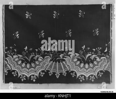 This intricate dress border from the MET collection displays delicate ...