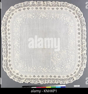 This handkerchief, crafted from fine materials, showcases the textile ...