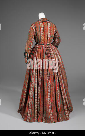 A historical dressing gown, displaying textile patterns and ...