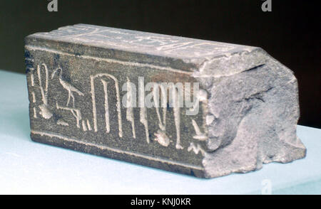 This fragment of a measuring rod is an ancient artifact, demonstrating ...