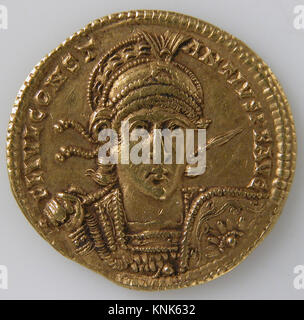 Roman gold coin of Emperor Constantine Stock Photo - Alamy