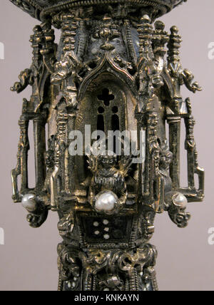 Medieval chalice made of metal, used for liturgical purposes. Catalog ...