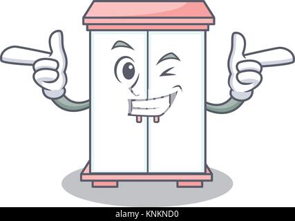 Wink chest character cartoon style Stock Vector Image & Art - Alamy