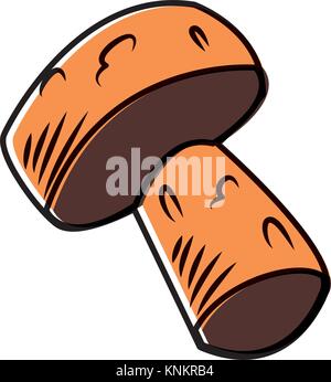 gourmet wine cork bottle cartoon vector illustration Stock Vector Image ...