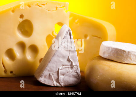 Cheese still life, saturated ambient rural theme Stock Photo - Alamy