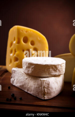 Fresh cheese, saturated ambient rural theme Stock Photo - Alamy
