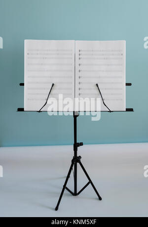 Background template for white music paper: Guitar tabulator Stock Photo ...