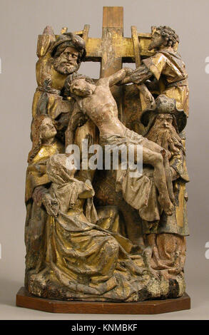 A late 15th-century South Netherlandish sculpture, 'Descent from the ...