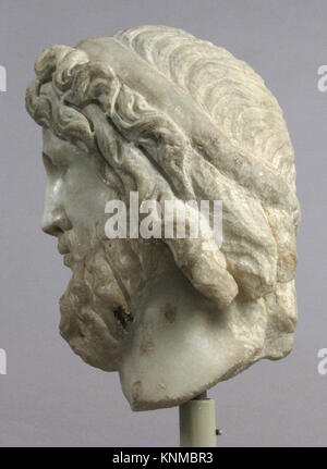 Head of Christ or Zeus, 3rd or 4th century or later transformation ...