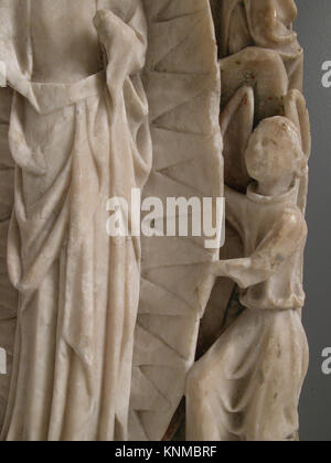 Antique alabaster sculpture of Virgin Mary and Jesus Christ, CSMVS ...