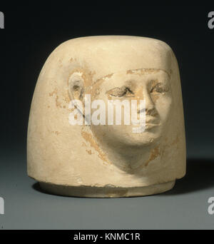 Canopic Jar of Manhata, Period: New Kingdom, Dynasty 18, Reign of ...