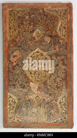 Preserved bookbinding (Jild-i kitab) featuring leather-covered boards ...