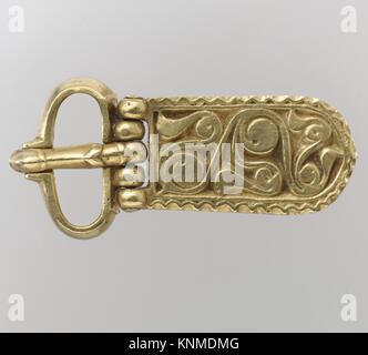 Gold Belt End, 700s, Avar, Medium: Gold Stock Photo - Alamy