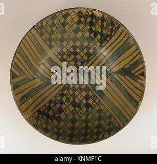 Pottery Bowl, late 8th-early 9th century, Excavated in Nishapur, Iran, Medium: Earthenware ...