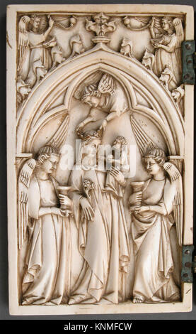 Diptych with Virgin and Child and Crucifixion 14th century (?) French. Diptych with Virgin and ...