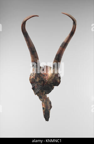 A bucranium from the MET collection, depicting a stylized ox skull used ...