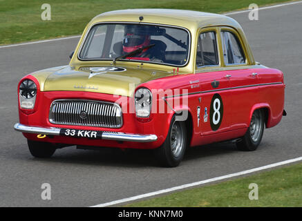 Ford Prefect 107E classic, vintage race car, racing in the St Mary’s ...