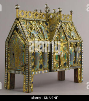 A 13th-century French chasse depicting the Life of Christ, made of ...