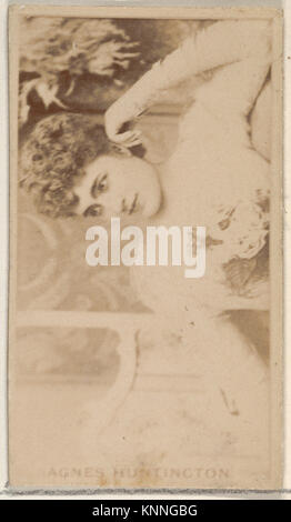A commercial portrait of Agnes Huntington from the Actors and Actresses ...