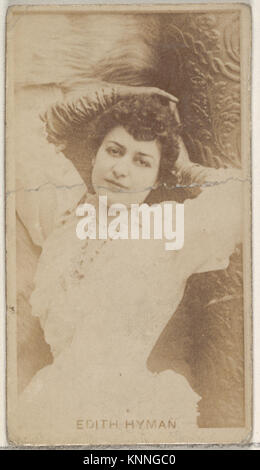 Edith Hyman is featured in the Actors and Actresses cigarette card ...