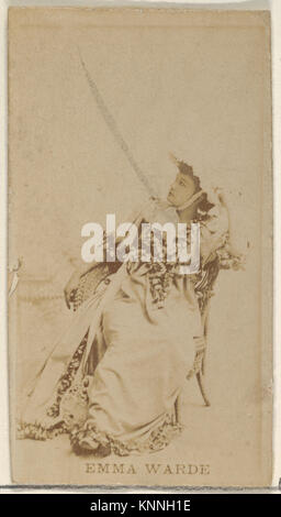 Emma Warde, from the Actresses series (N245) issued by Kinney Brothers ...