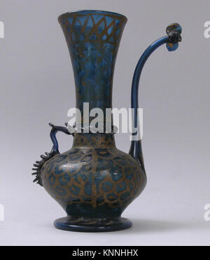 A ewer showing material, shape, and decorative features, preserved in a ...
