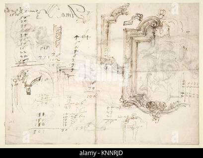 A drawing of a cartouche from the MET collection, showing the outline ...