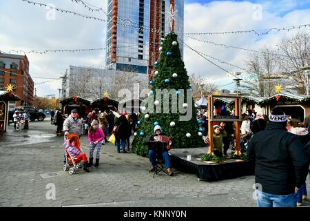 christmas market in the german village Burlo Stock Photo - Alamy