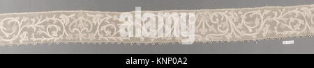 A piece of Hebrew ritual lace from the MET collection, one of four ...