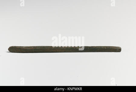 This Minoan bronze chisel dates from the Early Minoan II to III period ...