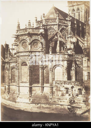 Photograph by Edmond Bacot depicting the apse of Saint-Pierre Church in ...