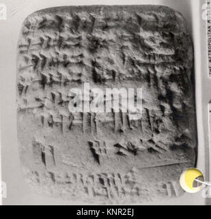 This cuneiform tablet details the distribution of barley, illustrating ...