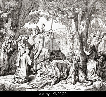 Saint Boniface, born Winfrid, Wynfrith, or Wynfryth, 673-754 ...