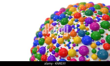 Random colored spheres Stock Photo - Alamy