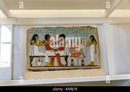 Cairo, Egyptian Museum, limestone stela, from Coptos : King Pepy I and ...