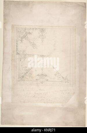 Design for a Ceiling for Thomas Wells, Attributed to Anonymous, British ...