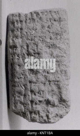 A cuneiform tablet documenting bread distribution to personnel in the ...
