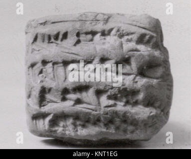 A cuneiform tablet documenting a promissory note for dates, from the ...