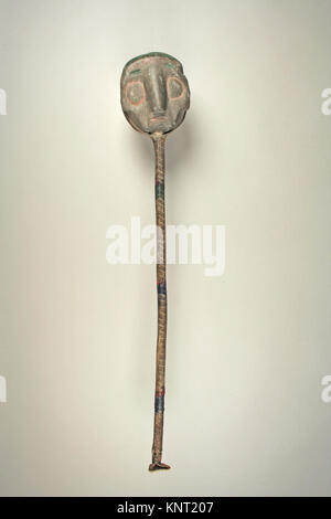 This club, known as a skullcracker, is a historical weapon with a solid ...