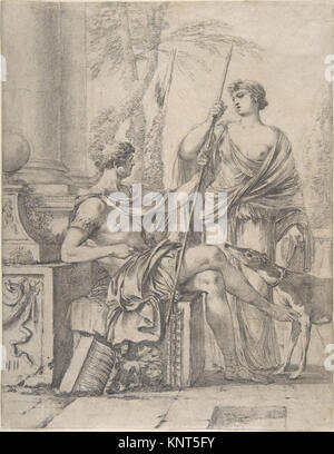MET illustration depicting Cephalus and Procris, mythological figures ...